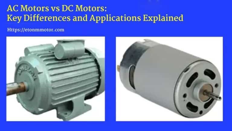 Types Of Micro Motors: Definitions And Future Trends - Etonm Motor